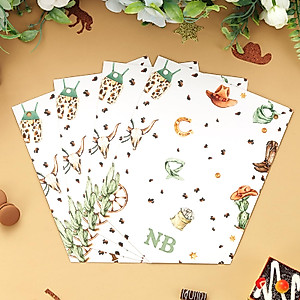 Cowboy 1st Birthday Photo Banner, Western Cowboy Cowgirl Themed Growth Record Photo Banner from Newborn to 12 Months, Monthly Milestone First Bday Party Decorations Supplies…