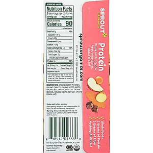Sprout Organics Root Vegetables with Beef, 4 Oz Pouch