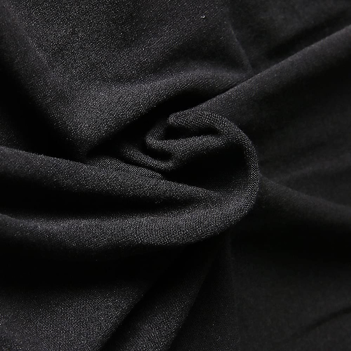 UCARE Floor Speaker Stand Covers Metal Heavy Duty Support Stand Cover for Weddings Banquets Events 3 Sided Triangular DJ Speaker Stand Tripod Cover Scrim (Two Pack-Black)