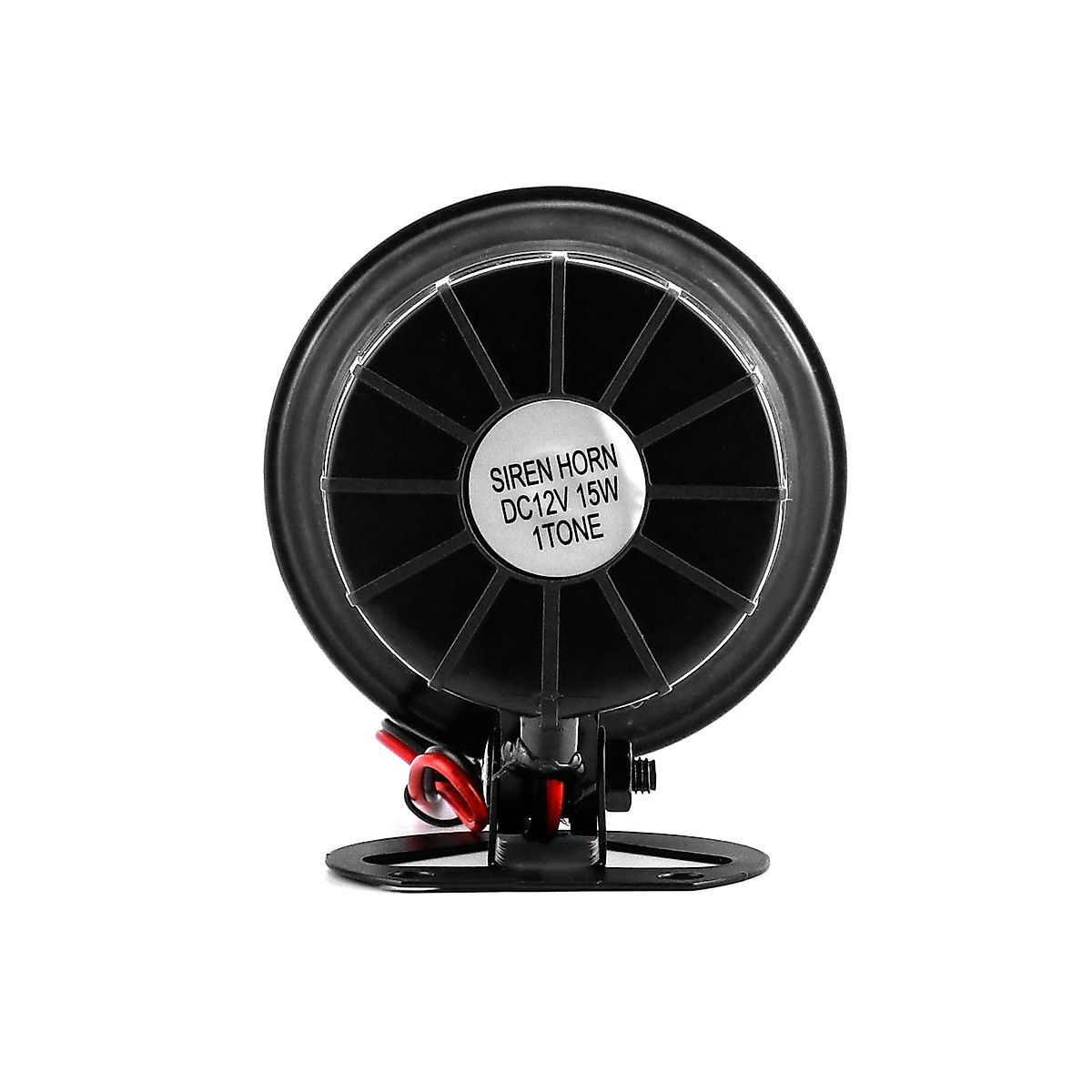 QWORK Electric Siren Horn, DC 12V Security Loud Wired Alarm Siren for Home Alarm System Security and Protection, 110 dB