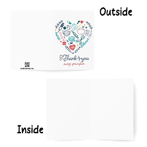 Nurse Preceptor Card, Thank You for Medical Practioners, Student Mentors, Nurse Preceptor Thank You Card, Grattitude Card for Veterinary Nurse, Nurse Appreciation Day, 7x5" Inch Card with Envelope