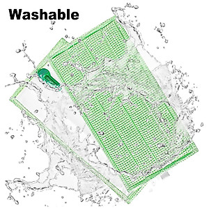 hokojix 6Pcs Professional Microfiber Mop Floor Cleaning System Flat Mop Reusable Washable Mop Pad Dust Mopping for VORWERK SP600