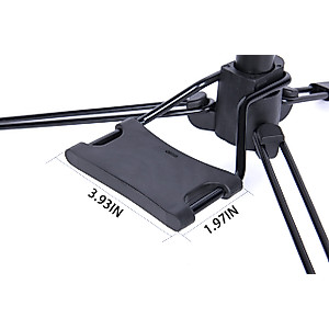 GEEK Professional EWI Stand | Aerophone&Electronic Wind Instrument Stand holder | Foldable&Stable Metal Stand | Adjustable Height | Antiskid designed Tripod Stand | For AKAI Roland Yamaha EWI series