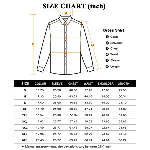 Lion Nardo Slim Fit Black Dress Shirts for Men Wrinkle Free Mens Dress Shirts Long Sleeve Big Muscle Fit Button Up Shirt
