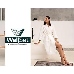 Well Set Medicine Cabinet with Mirror, Wall Mounted Bathroom Storage Cabinet Mirror Door & 2 Open Shelves, Adjustable Shelves, Mirrored Bathroom Wall Cabinet 21 x 5 x 12 Inches