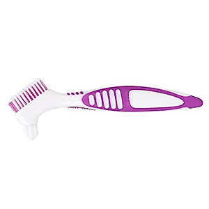 2pcs Denture Cleaning Brush Oral Care Double Sided Toothbrush Removes PlaqueOral Care,Denture Brush
