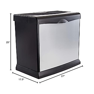 AIRCARE Valiant Digital Whole-House Console-Style Evaporative Humidifier (Brushed Nickel)