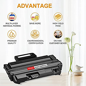 HenceBuy Compatible 106R01374 Black Toner Cartridge Replacement for Xerox Phaser 3250 3250DN Printers (High Yield,5,000 Pages,Black) - 1 Pack