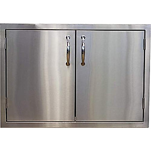 Lion Premium Grills 40-Inch Liquid Propane Grill L90000 with Made in USA BOB 30" Double Door Exclusive Best of Backyard Gourmet Package