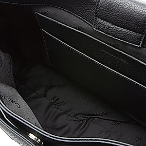 Calvin Klein Women's Ck Elevated Tote Lg, One Size, Ck Black, One Size