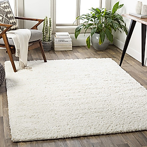 Livabliss Kiana Modern Minimalist Area Rug,5'3" x 7'3", White