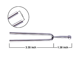 SUBANG 440 Hz Tuning Fork with Soft Shell Case, Standard A 440 Hz