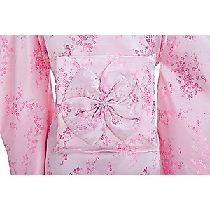 Joy Bridalc Yukata Women's Gorgeous Japanese Traditional Satin Kimono Robe