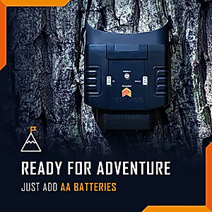 Nightfox 100V Handheld Digital Night Vision Goggles | Easy to Use Binocular, Three Button Interface | 100yd+ Range, 3X Magnification | Wildlife Watching, Surveillance, Security