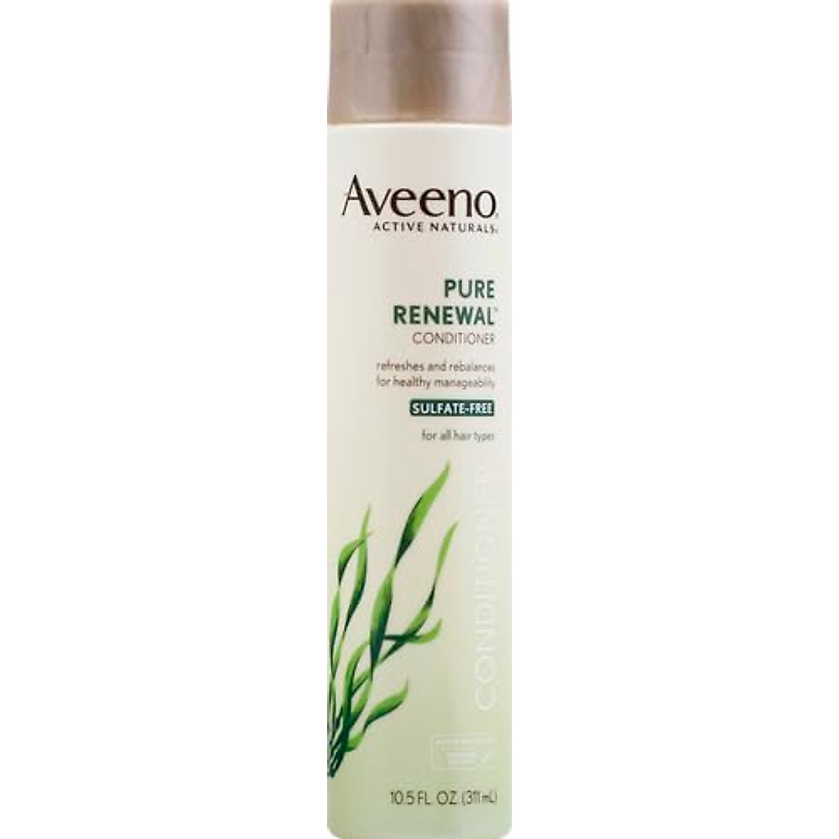 Aveeno Pure Renewal Hair Conditioner, Moisturizing Conditioner with Seaweed Extract, Sulfate-Free Formula, 10.5 fl. oz