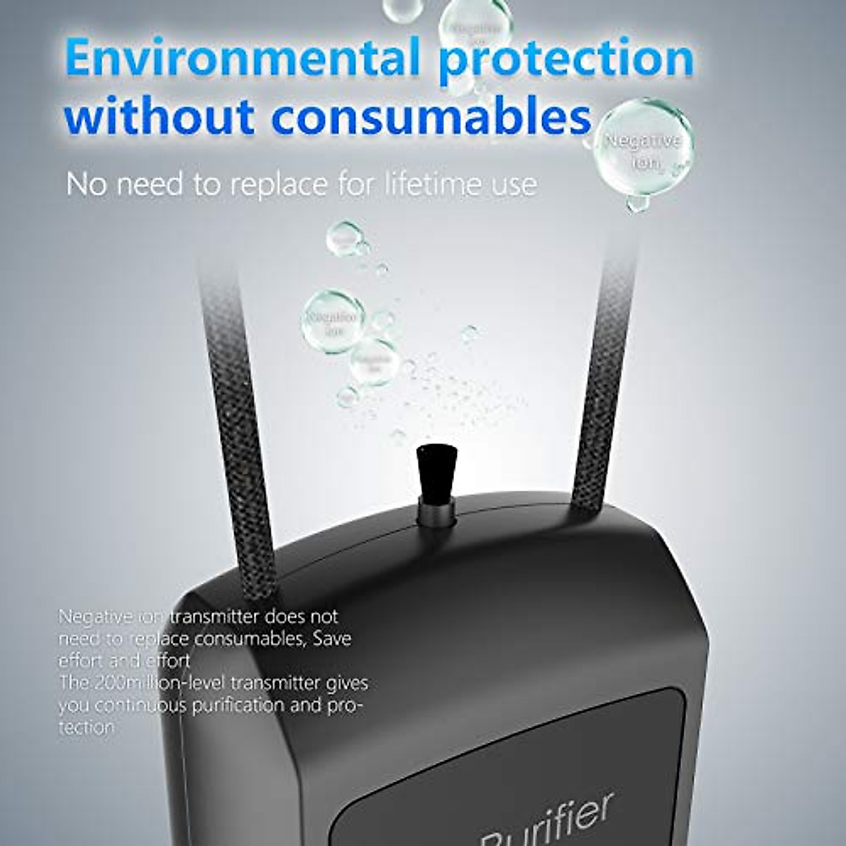 Personal Air Purifier,Air Purifier Necklace Around The Neck,2021 Upgrade New Trave size Remove Pet Smell/OutDoor by IGOKOTI