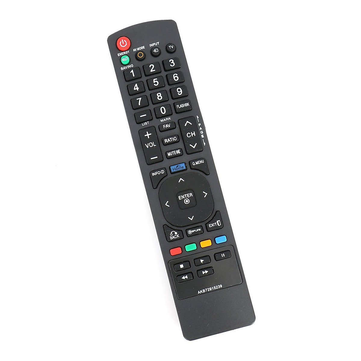 AKB72915239 Replace Remote Control Compatible with LG LED LCD Plasma TV 22LV2500 19LV2500 26LV2520 32LK330 32LV2500 37LK450 42LK430 42LV3500 42PW340 47LK450 50PW340 55LK520 55LV3500 55LV5300