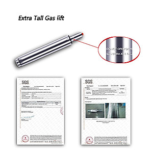 6.5" Long Stroke Adjustable Gas Lift Cylinder for Office Chair Stool Replacement, Tall Hydraulic Pneumatic Cylinder Shock Piston Universal Size Heavy Duty