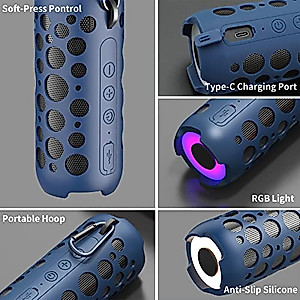 Bluetooth Speakers, Kingstar Portable Bluetooth Speaker Wireless Headphone Mini 360 Surround Stereo Sound with Built-in Mic 12 Hrs Long Battery Life for Outdoor Camping Beach Sports Party