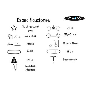 Micro Kickboard - Maxi Deluxe 3-Wheeled, Lean-to-Steer, Swiss-Designed Micro Scooter for Kids, Ages 5-12 (Pink)