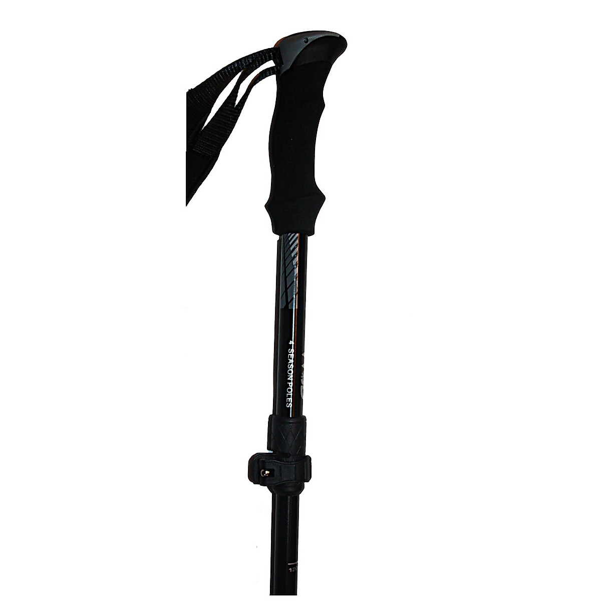 4 Season ski Poles Tri-Fold Trekking Poles/Sticks Folding Collapsible Adjustable and Ultralight - Perfect for Skiing,Hiking, Walking, Backpacking Pair with 2 Pairs of Baskets