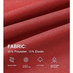 Willit Boys' Compression Shirts Youth Long Sleeve Football Undershirts Kids Baseball Quick Dry Baselayer Red XS