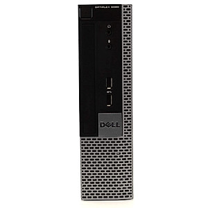 Dell 9020 Desktop Computer PC, Intel i5, 8GB RAM, 256GB SSD, Windows 10, New 24" Monitor, Microsoft Office 365 Personal, Wireless Keyboard & Mouse, New 16GB Flash Drive (Renewed)