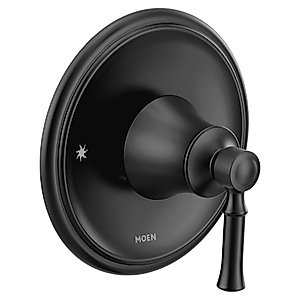 Moen T2181BL T2181ORB Dartmoor Posi-Temp Pressure Balancing Modern Tub and Shower Trim Kit, Valve Required, Matte Black
