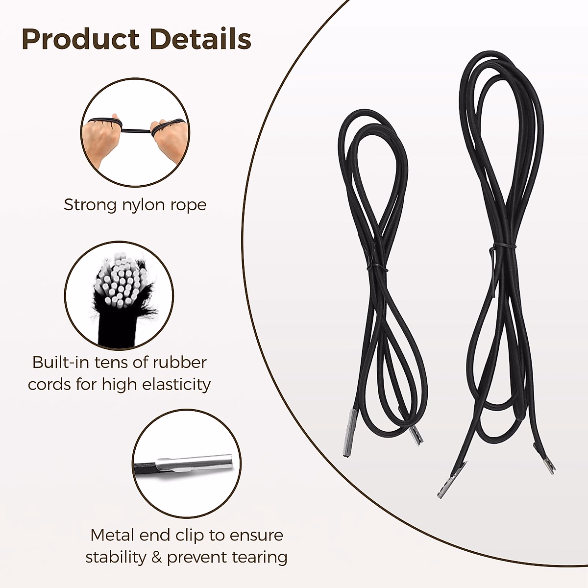 Gravity Chair Replacement Fabric with Bungee,63 x 17’’ Textilene Sling Chair Replacement Fabric with 4 Bungee Cords, Recliner Chair Replacement Fabric Kit for Outdoor Patio Lounge Chair, Beach Chair