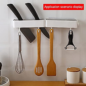 Knife Storage Racks, Multifunctional Non-Punching Kitchen Knife Racks