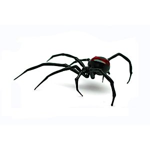 Glass black Widow Figurine Blown Glass Spider hand blown glasses BLACK WIDOW