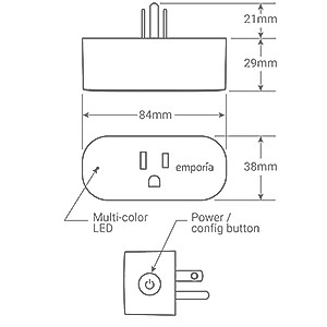 Smart Plug with Energy Monitoring | 15A Max / 10A Continuous | WiFi Smart Outlet | Mobile App | Alexa | Google | ETL Certified (Package of 4)