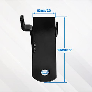 JERBOR Heavy Duty Trailer Tow Hitch for Yamaha Wolverine 350 YFM350 1995-2005, ATV Trailer Hitch Towing Accessories (Black)