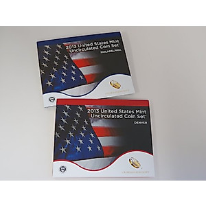 2013 US Mint Uncirculated 28-Coin Set With Burnished Dollars