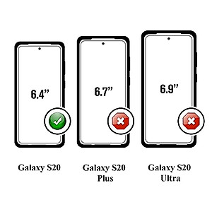 WallSkiN 2 Pack Replacement Belt Clip Holster for Samsung Galaxy S20 OtterBox Defender Series Case | Clip for Belt Holder (Case Not Included)