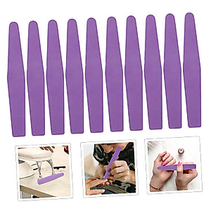 FOMIYES 10pcs Nail File Emery Board Natural Sponge Trim Buffing Block Manicure Buffing File Nail Buffer File Nail File Buffer Nail Buffer Block Grit Purple Newborn Pedicure
