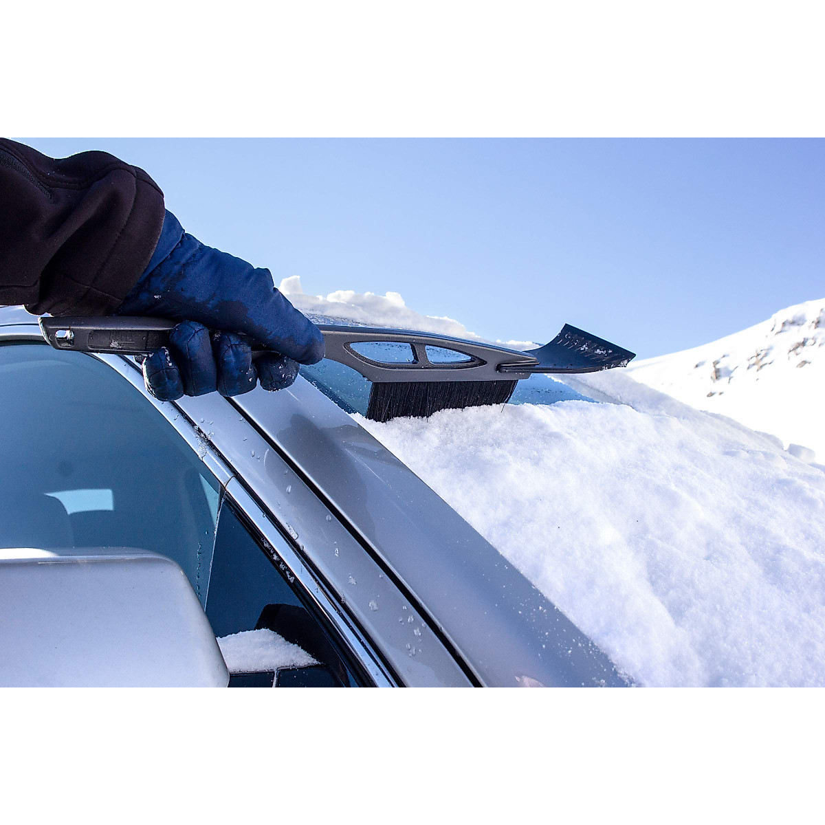 Subzero 19520 22" Super Deluxe Snowbrush with Integrated Ice Scraper, Assorted