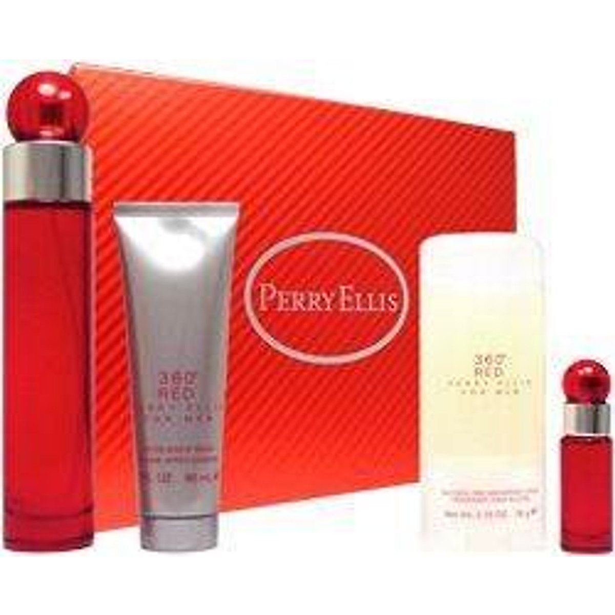 360 Red for Men By Perry Ellis After Shave Balm, 3-Ounce
