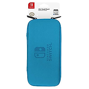 Nintendo Switch Lite Slim Tough Pouch (Blue) By HORI - Officially Licensed By Nintendo