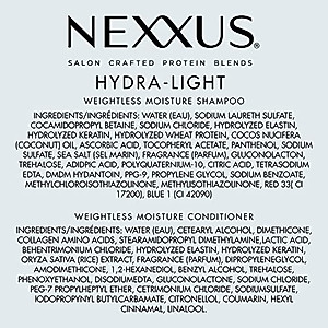 Nexxus Shampoo and Conditioner Hydra-Light 2 Count for Oily Hair Hair Care System Formulated With Proteinfusion Blend 13.5 oz