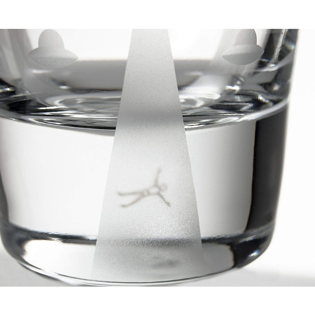 Rolf Glass UFO Mothership Double Old Fashioned Glass 13 ounce | Engraved Whiskey Glass | Lead-Free Glass | Etched Whiskey Tumbler Glasses | Proudly Made in the USA (Set of 4)