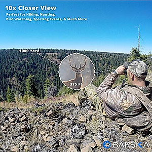 BARSKA AB12992 Level ED Waterproof Binoculars 10x42, Multi, One Size