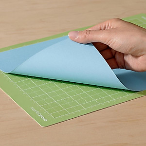 Cricut Standard Grip Machine Mat 8.5in x 12in, Reusable Cutting Mat for Crafts with Protective Film, Use with Cricut Cardstock, Iron On, Vinyl and More, Compatible with Cricut Joy Xtra