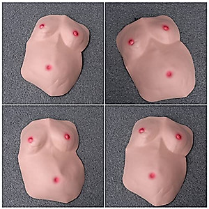 BESTOYARD Halloween Costumes 2 pack Fancy fake belly belly funny costumes Belly Fake Halloween Costume