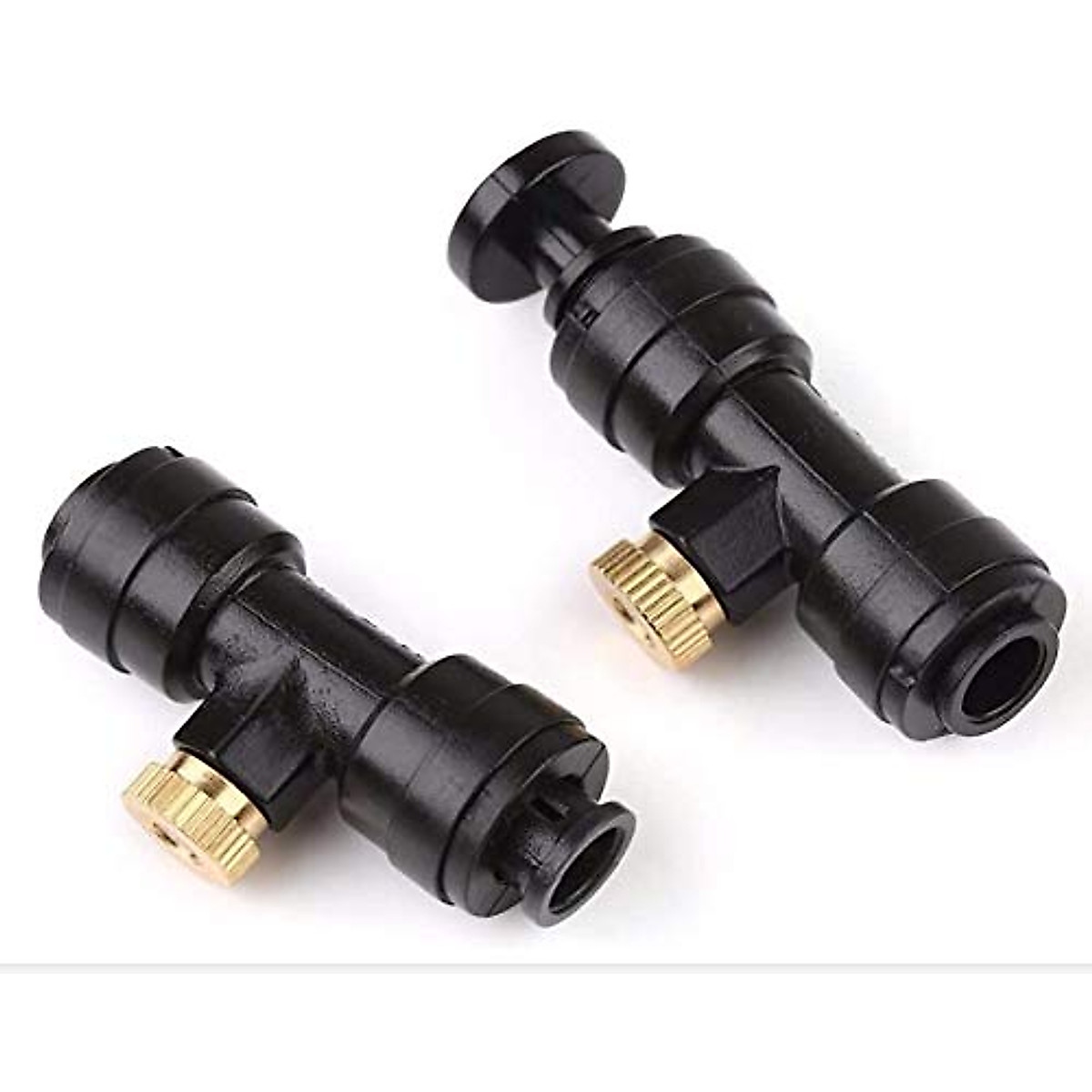 Maine Tube Fittings Misting Cooling System Kit 32.8FT(10M) Misting Line DIY Outdoor Mist Cooling Kit +10 Brass Nozzles Garden Misting Irrigation System for Garden Greenhouse, Flower Bed,Patio,Lawn
