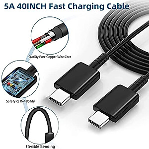 45W USB C Charger Samsung Super Fast Charger Type C Wall Charger for Samsung Galaxy S23 Ultra/S23/S23+/S22/S22 Ultra/S22+, Note 10/Note 10+/Note 20/S20/S21/S10/S9/S8, 2Pack