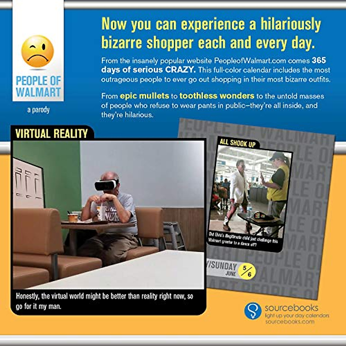 2021 People of Walmart Boxed Calendar: 365 Days of Shop and Awe (Funny Daily Calendar, Desk Gift, White Elephant Gag Gift for Adults)