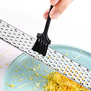 HyChill Cheese Knife Set 8-Piece Cheese Knife with Acacia Wood Handle Stainless Steel Cheese Slicer Cheese Cutter with Cheese Grater & Brush，Perfect Gift for Holiday, Birthday(C)