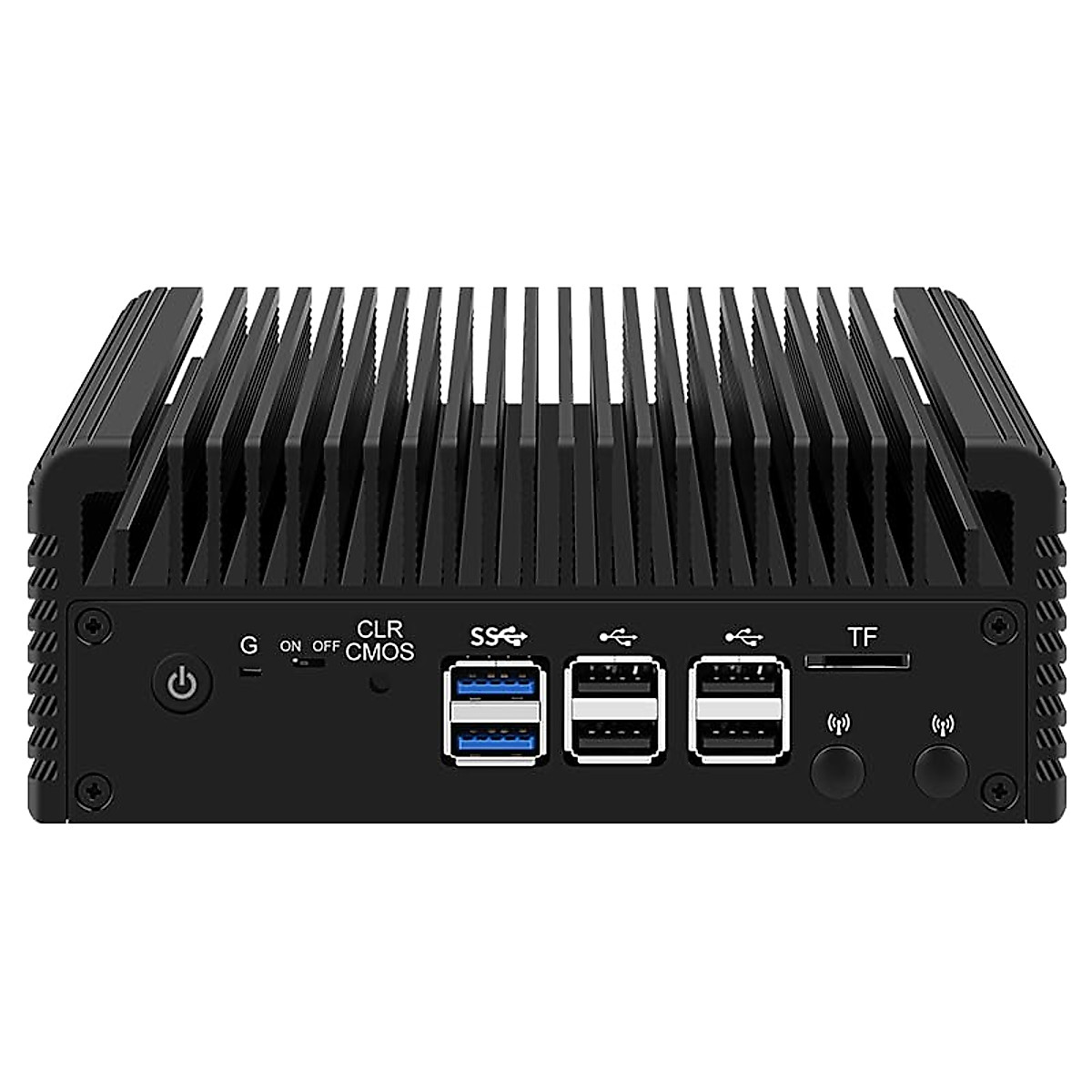 CWWK Mini PC Intel N Series 4-core N100 Fanless Mini Host Soft Route. (Barebone)