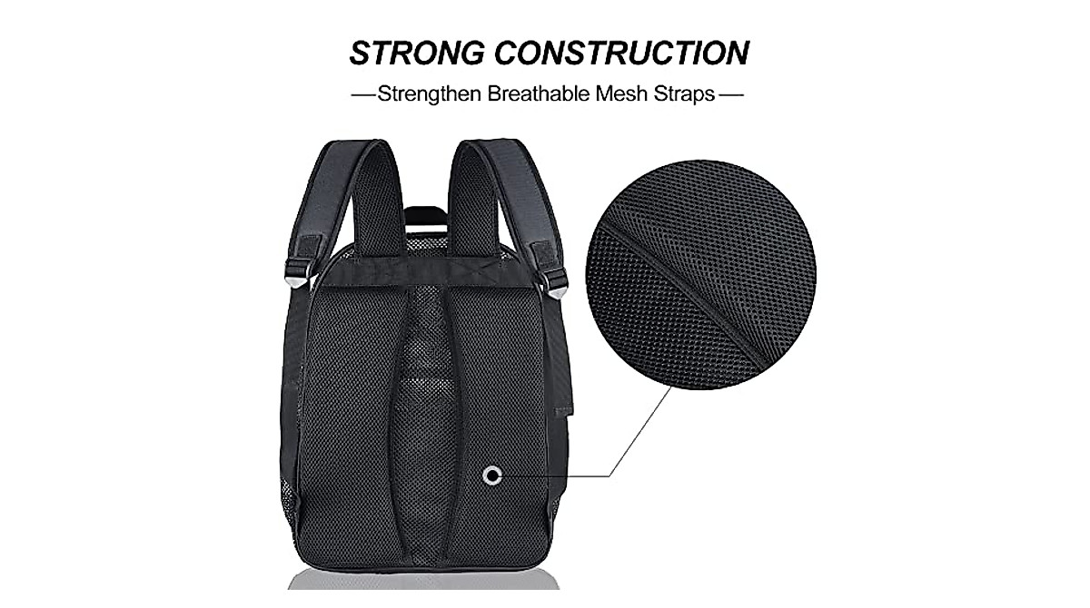 Heavy Duty Mesh Backpack – Lightweight & Durable College Daypack